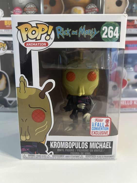 Funko POP! Rick and Morty Krombopulos Michael Limitée 2017 (Neuf avec ...