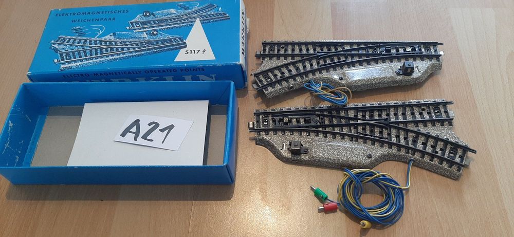 Märklin 5117 Weichenpaar M-Gleis H0 | Kaufen auf Ricardo