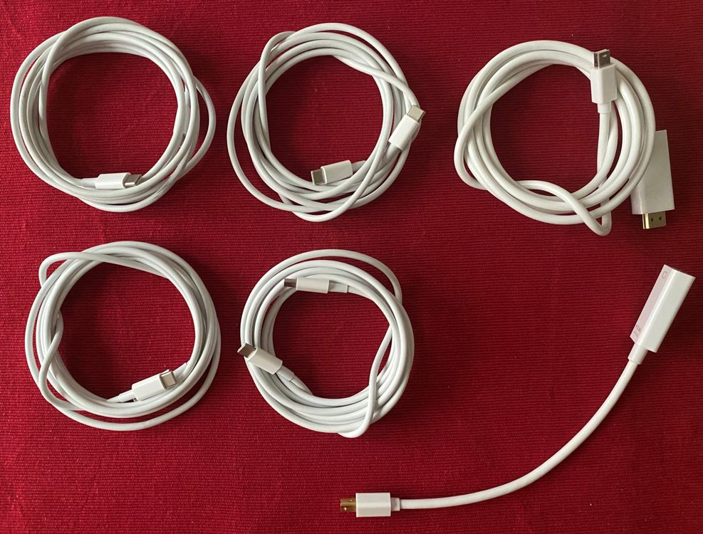 Diverse PC Kabel (Mac) 6 Stück (Gebraucht) in Wetzikon ZH für CHF 5 ...