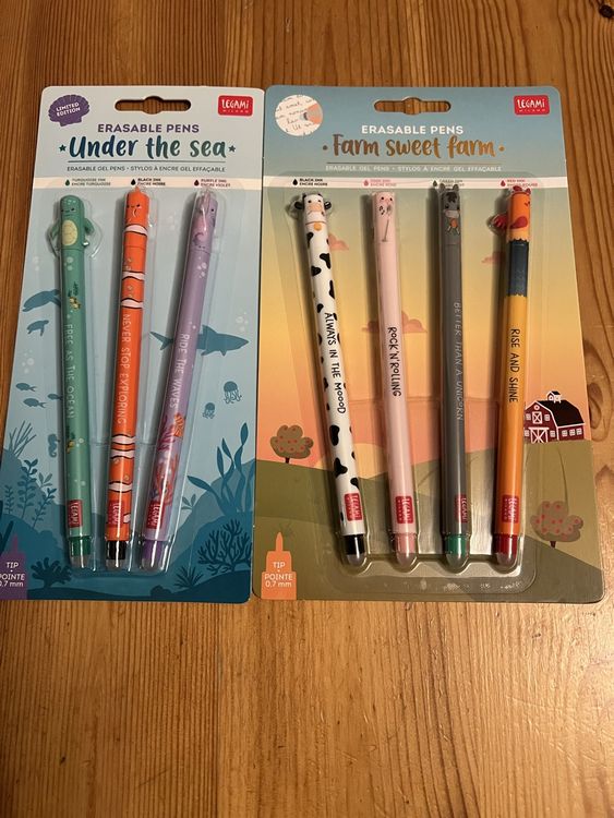 Legami Stifte Set Under the Sea und Farm Sweet Farm (Neu und ...