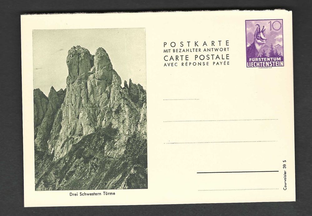 Liechtenstein 3 Karten (Neu (gemäss Beschreibung)) in Koblenz für CHF 1 ...