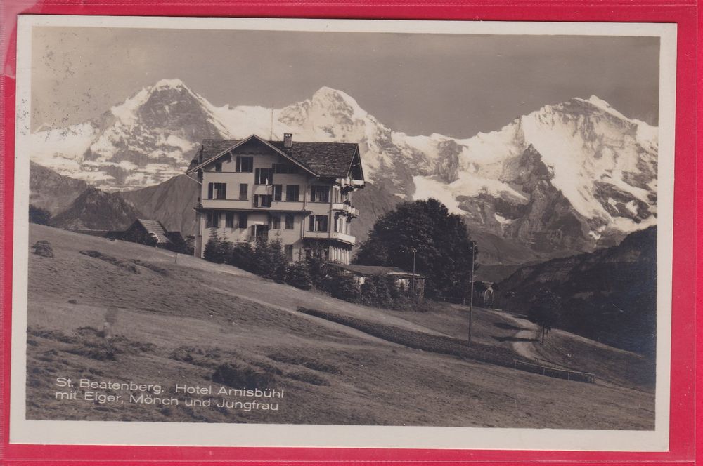 ST.BEATENBERG, HOTEL AMISBÜHL, EIGER MÖNCH,JUNGFRAU, 1926 (Gebraucht) in Oberrieden für CHF 3 ...