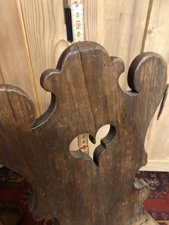 *RAUSVERKAUF* Stabelle / Stuhl massiv Holz antik stabil (Gebraucht) in ...