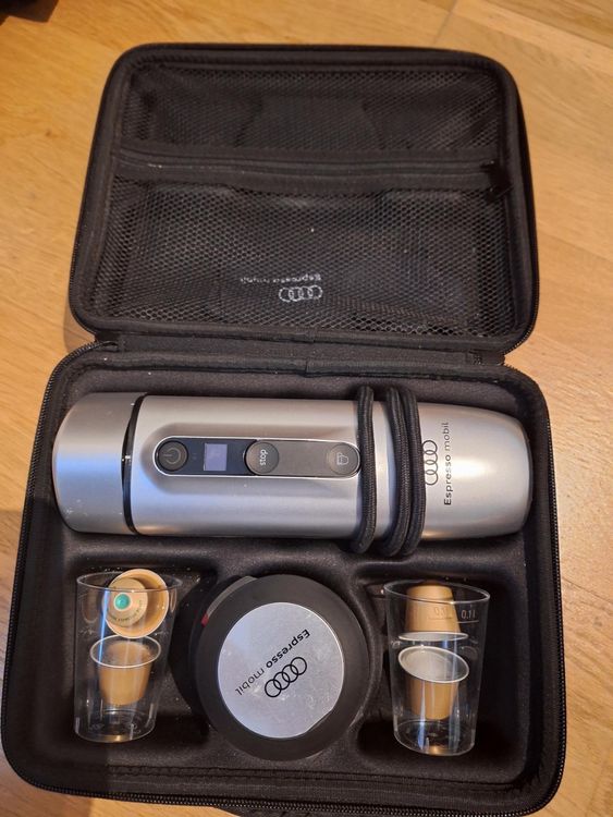 Espresso mobil Audi / Kaffeekapseln Nespresso / 12V (Gebraucht) in ...