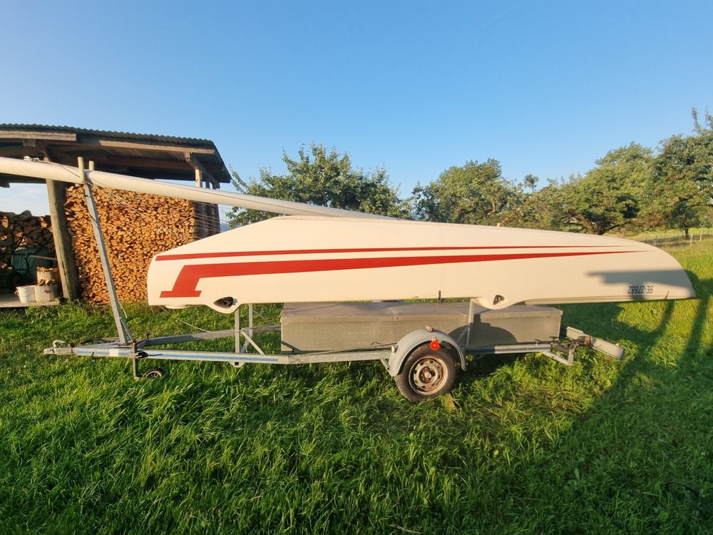 Katamaran Topcat Spitfire 18 + Anhänger Harbeck 650 CA (Gebraucht) in ...