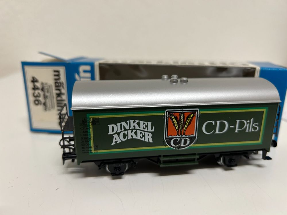 Märklin 4436 Kühlwagen / Bierwagen "Dinkelacker CD Pils" (Neu und ...
