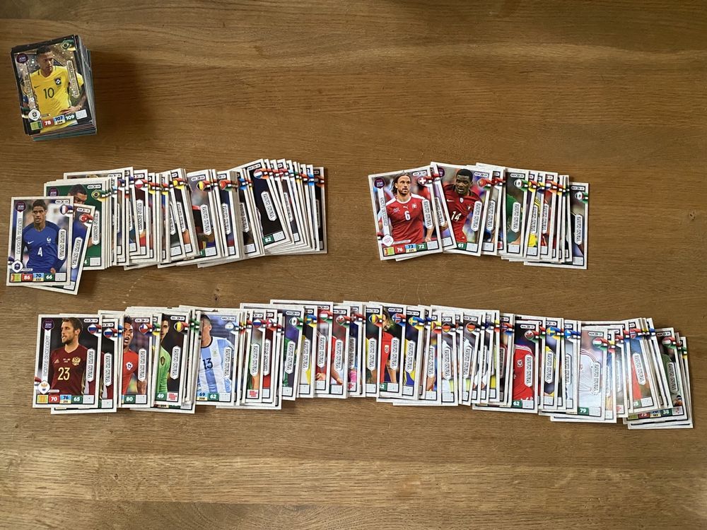 Fußball Panini Karten Adrenalyn XL 2018 WM (140 Karten) +Box | Kaufen ...