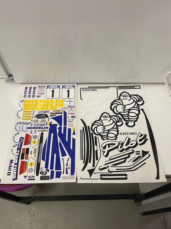 Sticker zu Tamiya Michelin Pilot Ford Escort RS (Gebraucht) in Wohlen ...