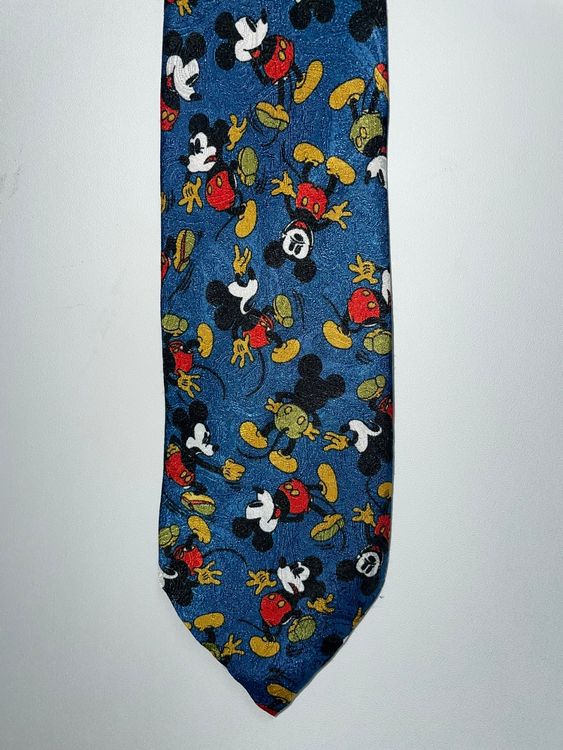 Disney Krawatte Mickey Mouse blau gelb rot selten (Gebraucht) in Zürich ...