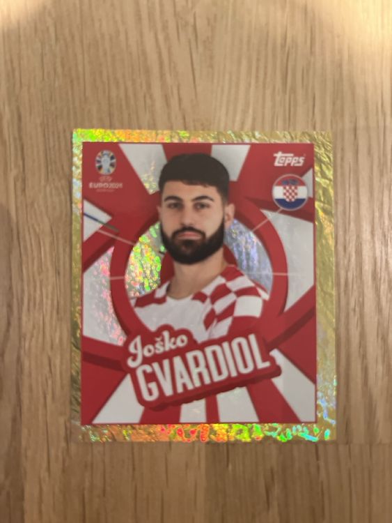 UEFA Euro 2024 PTW Sticker CRO Gold | Kaufen auf Ricardo