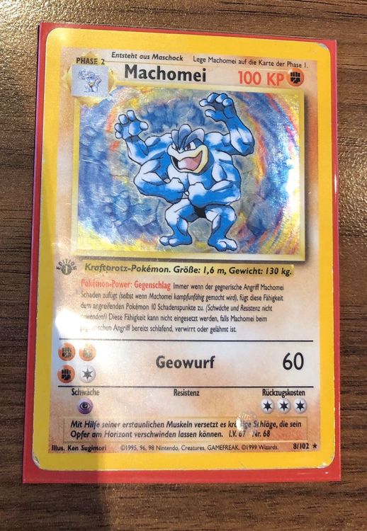 Pokémon - Machomei 1st Edition | Kaufen auf Ricardo