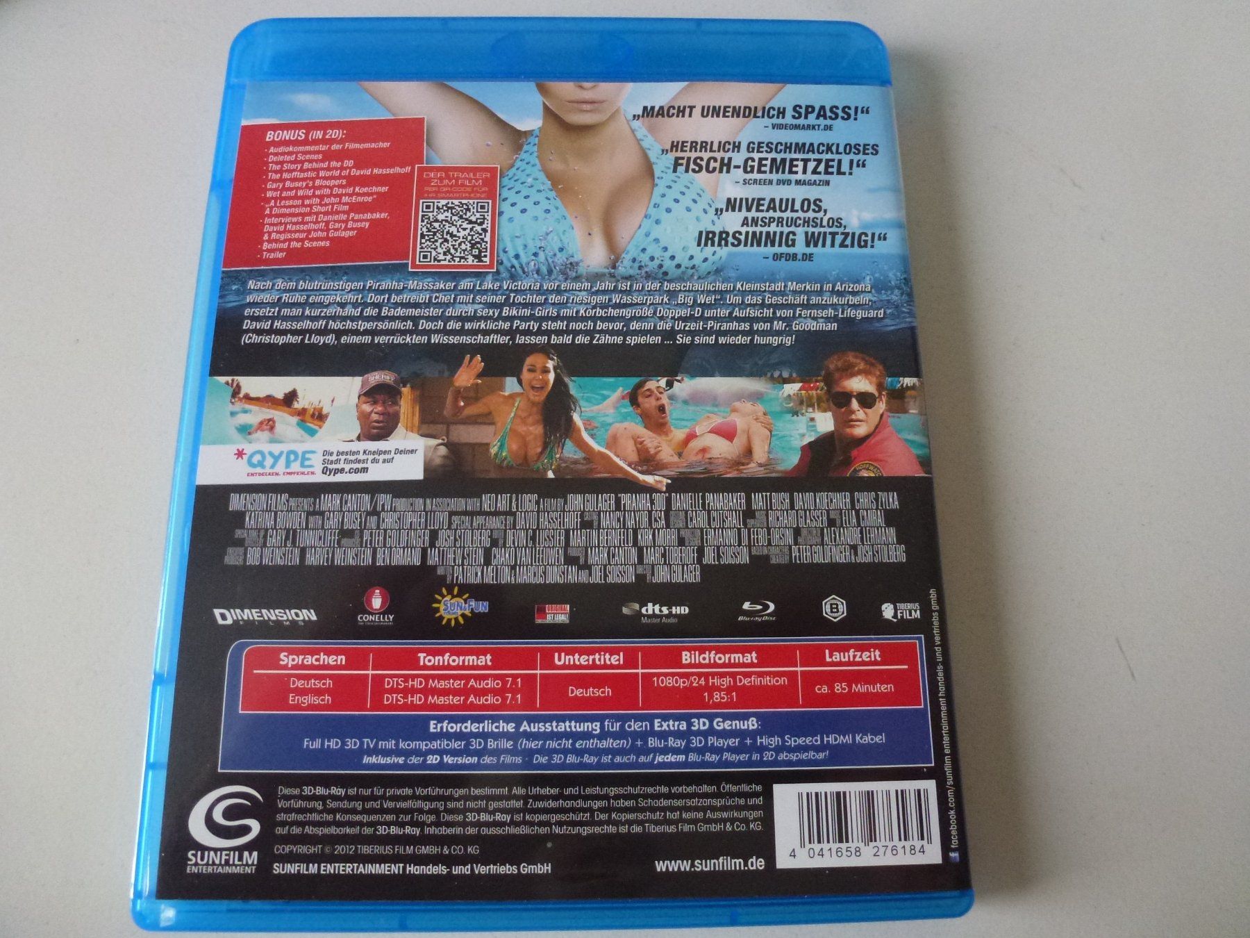 Piranha 2 in 3D!!!! (Blu-Ray) (Neu (gemäss Beschreibung)) in Bern für ...