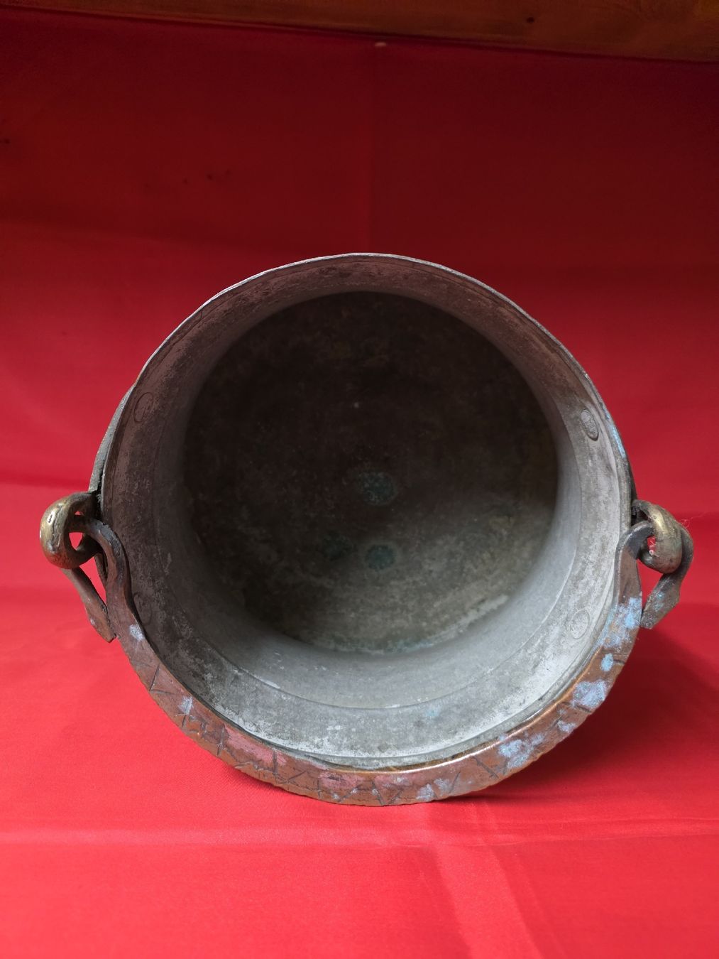 VINTAGE - Chaudron en cuivre fait main avec anse forgée (D'occasion) à ...