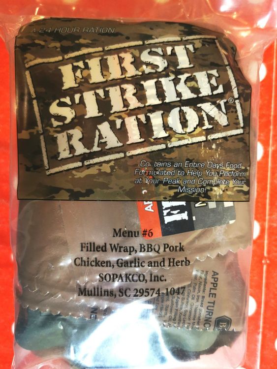 US Army First Strike Ration Menü #6 (Neu und originalverpackt) in ...