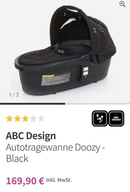 Maxi Cosi ähnlich Tragewanne Doozy ABC Design | Kaufen auf Ricardo