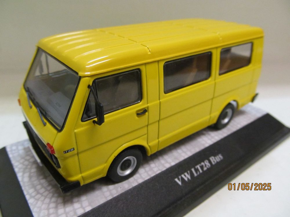 VW LT28 PERSONEN BUS GELB 1:43 PREMIUM CLASSIXXS (Neu und ...
