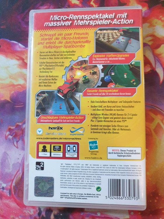 Micro Machines V4 PSP (Gebraucht) in Root für CHF 7 – mit Lieferung auf ...