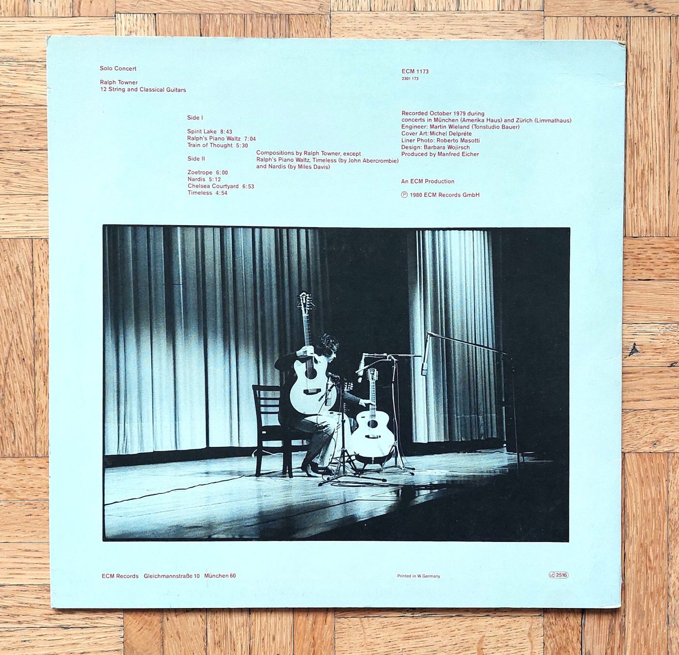 RALPH TOWNER - SOLO CONCERT (ECM 1980 - ZÜRICH & MÜNCHEN) (Gebraucht ...