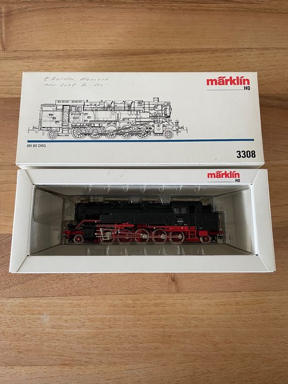 Märklin H0/WS 3308 Tenderlok BR 85 DRG schwarz (Gebraucht) in Oberkirch ...