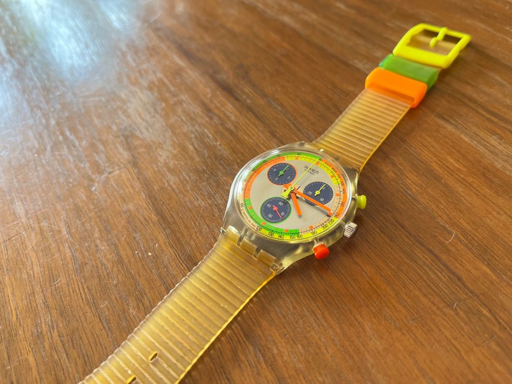 Swatch Chrono – Jelly Stag von 1993 – Modell SCK104 (Gebraucht) in für CHF 135 – mit Lieferung ...