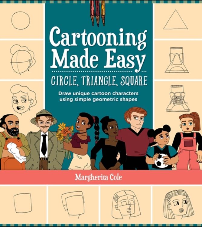 Cartooning Made Easy Circle Triangle Square Draw Unique Cart (Neu ...