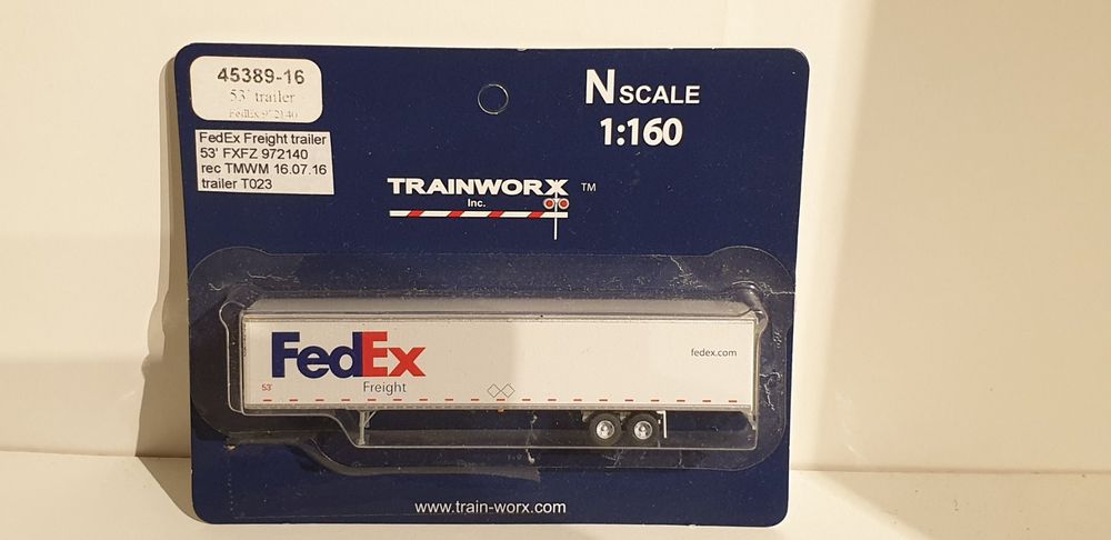 Trainworx Trailer Fedex Spur N (Neu (gemäss Beschreibung)) in für CHF ...