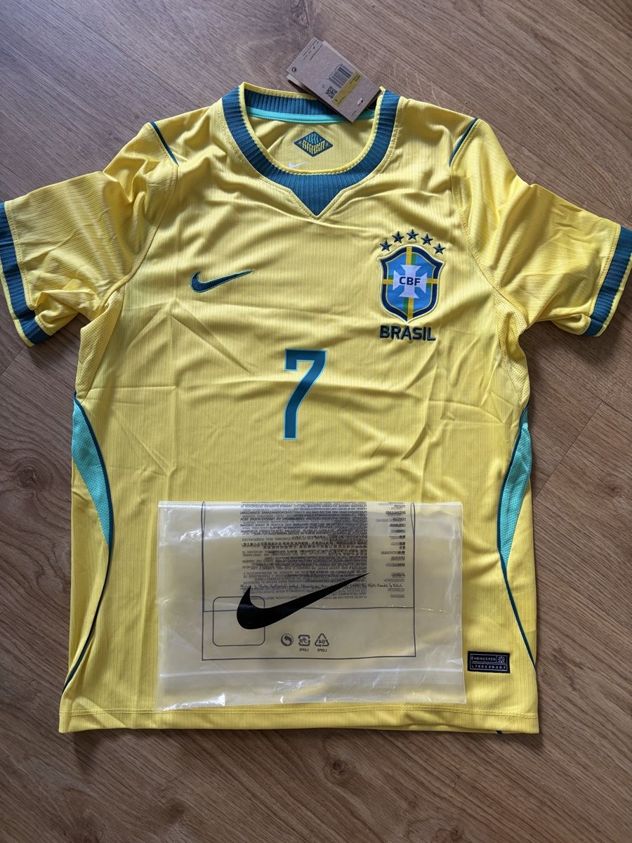 Brasil Fussball Trikot Vini Jr. Nr. 7 Gr. S Neu, WM 2026 (Neu und ...