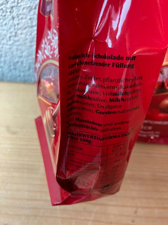 50 Kugeln Lindt Lindor Kugeln Vollmilch 0,5kg / 5 x 137g (Neu und ...