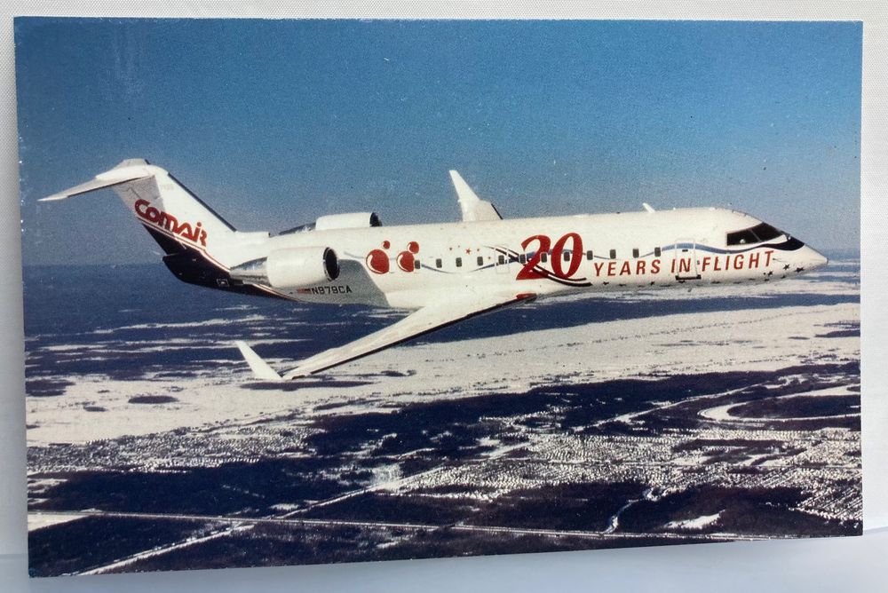 Postcard Canadian Regional Jet (Gebraucht) in Lugano für CHF 0.6 – mit ...