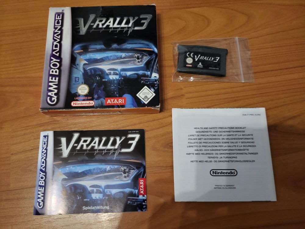 V-Rally 3 Gameboy Advance Spiel + OVP + Anleitung (Gebraucht) in Brig ...