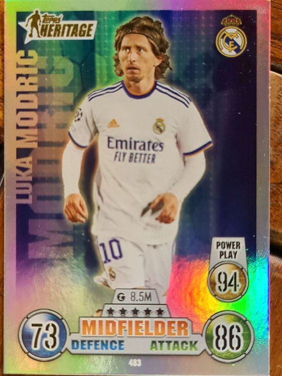 Nr.483 Match Attax Luka Modric (Neu und originalverpackt) in Dintikon ...