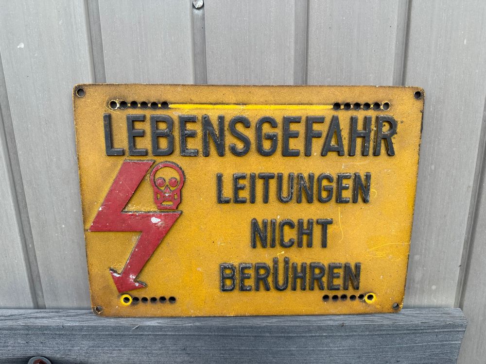 Warnschild Lebensgefahr (Gebraucht) in Bern für CHF 99 – nur Abholung ...