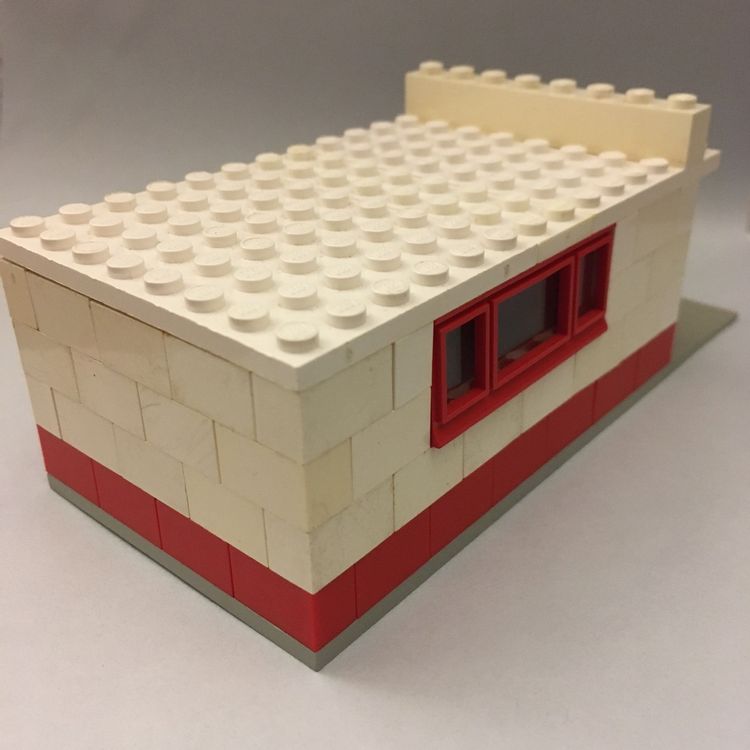 Lego Set 236 Garage ohne OVP von 1968, 1x 1x8 „Garage“ fehlt (Gebraucht ...