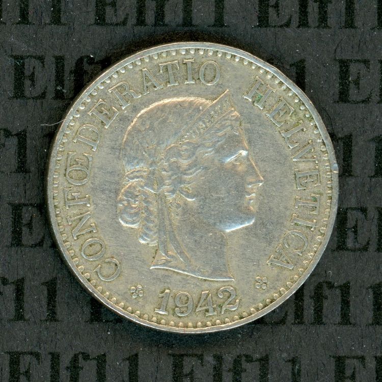 CHF___0.10 1942 Abart (Stirnlocke) vz 10 Rappen | Kaufen auf Ricardo