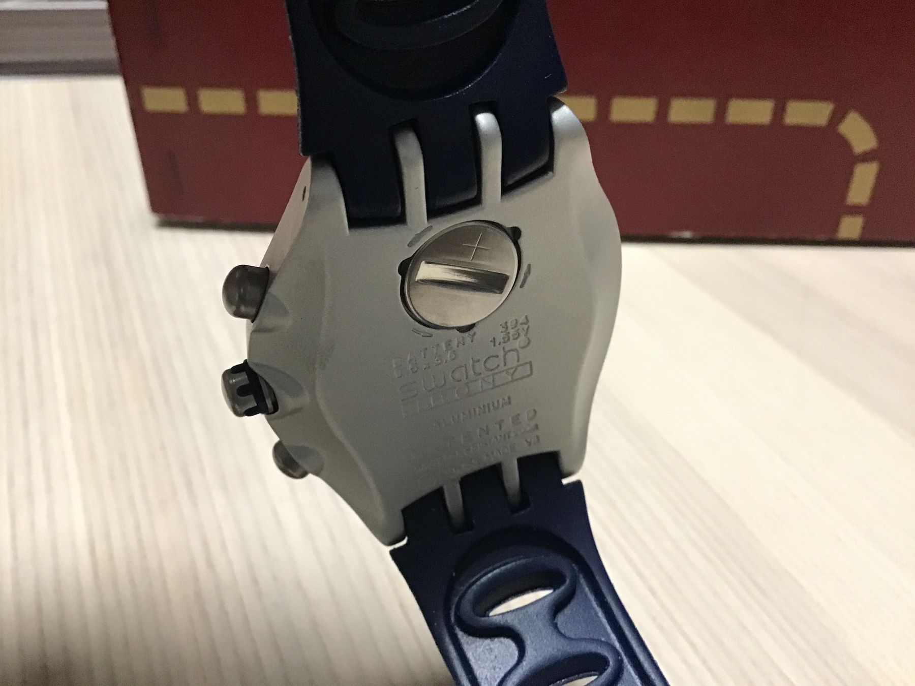 Swatch Irony Chrono Retro Aluminium Uhr Herrenuhr selte (Neu (gemäss ...