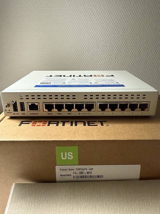 Fortinet FortiGate-60F HW mit FortiAP 231F (Neu (gemäss Beschreibung ...