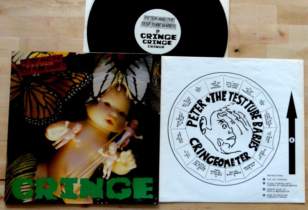 LP PETER AND THE TEST TUBE BABIES cringe 1991 PUNK KLASSIKER | Kaufen ...