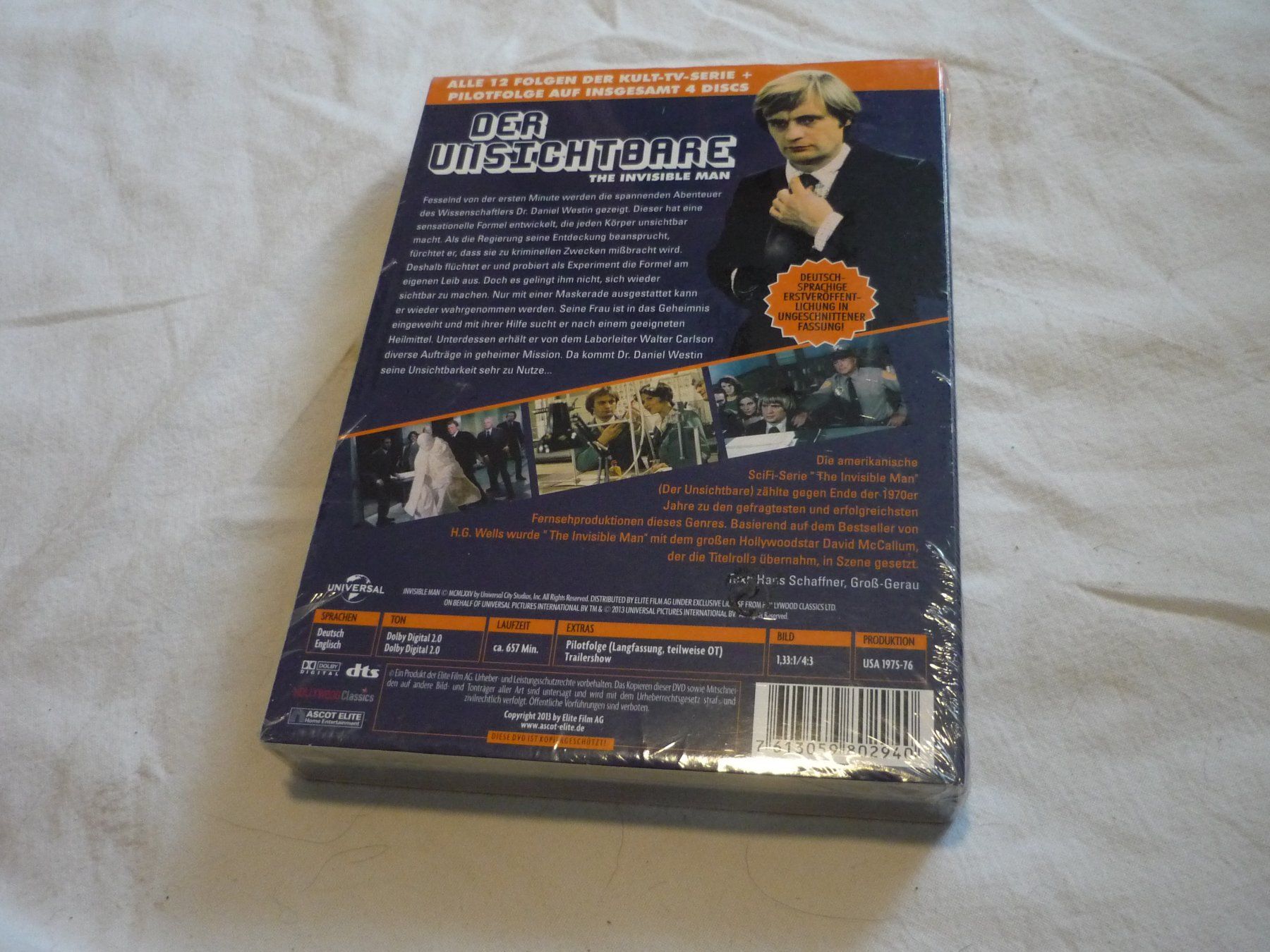 DVD - Der unsichtbare - The invisible man - komplett - Rare (Neu und ...