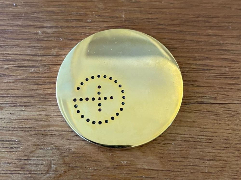 Coin Geocaching plain, gold | bunte Einsätze (trackable) | Kaufen auf ...