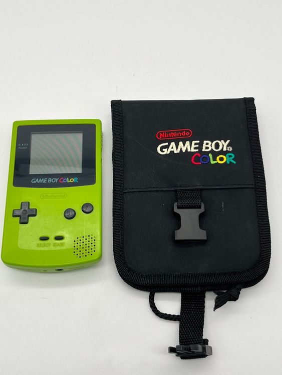 Gameboy Color Kiwi Grün Tasche Nintendo Original Retro | Kaufen auf Ricardo
