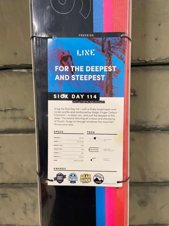 Line Sick Day 114 190 cm (Neu und originalverpackt) in Nidau für CHF ...