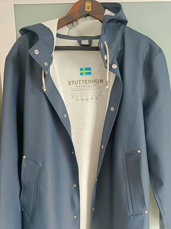 Stutterheim Raincoat Blau Herren Gr. M | Kaufen auf Ricardo