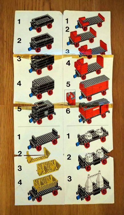 Lego 725 Eisenbahn Bauanleitung | Kaufen auf Ricardo