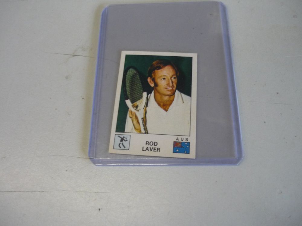 Rod Laver 211 unbenutzt Sport Vedettes Panini 74 - Rar (Gebraucht) in ...