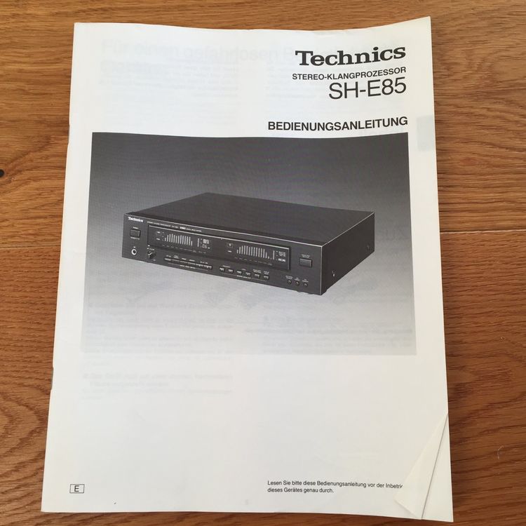 Technics SH-E85 (Stereo Sound Processor) (Gebraucht) in Uznach für CHF 86 – mit Lieferung auf ...