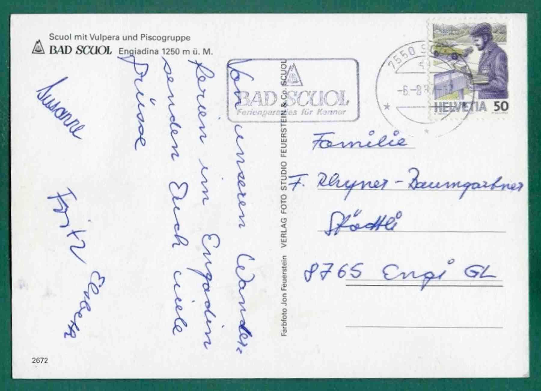 Scuol mit Vulpera und Pisocgruppe, 1987 (Gebraucht) in Sargans für CHF 1 – mit Lieferung auf ...