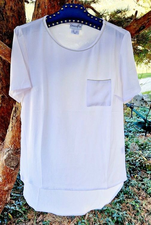 Top /Tunika weiss,hinten länger,hochwertig,festlich,Gr.42 | Kaufen auf ...