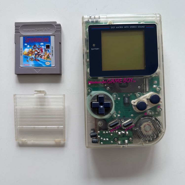 Originaler Gameboy Transparent mit Super Mario Land | Kaufen auf Ricardo