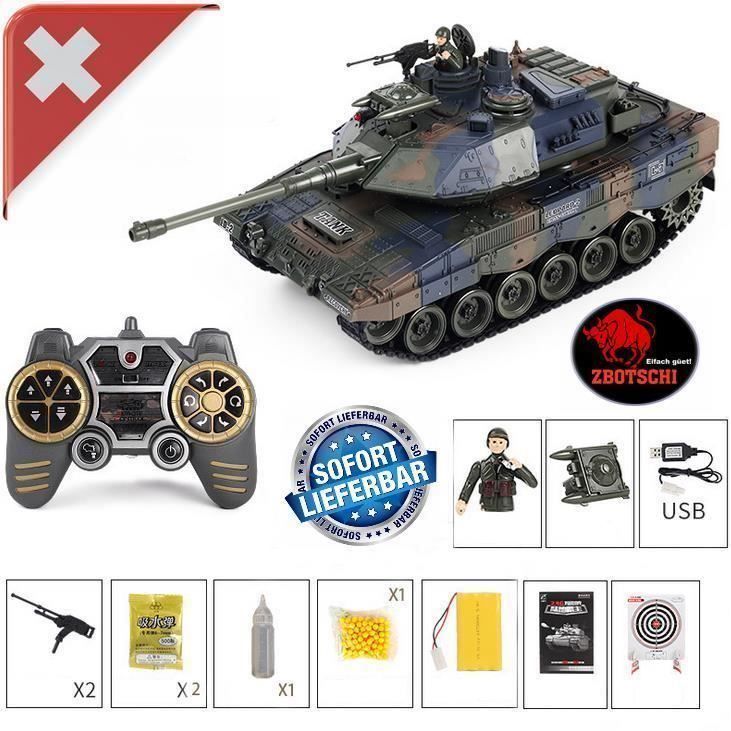 Ferngesteuerter Panzer RC Tank BB Airsoft Funktion 47cm XL (Neu und ...