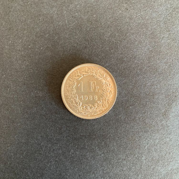 1966 Münze 1 Franken Silber (Gebraucht) in Eggersriet für CHF 2.4 – mit Lieferung auf Ricardo kaufen